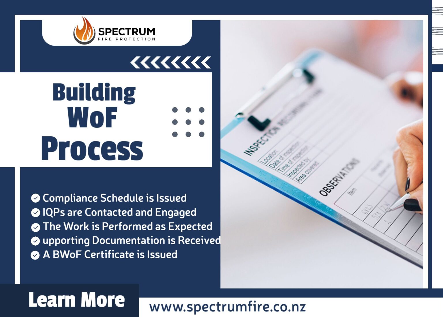 The Building Warrant of Fitness Process | Spectrum Fire Protection