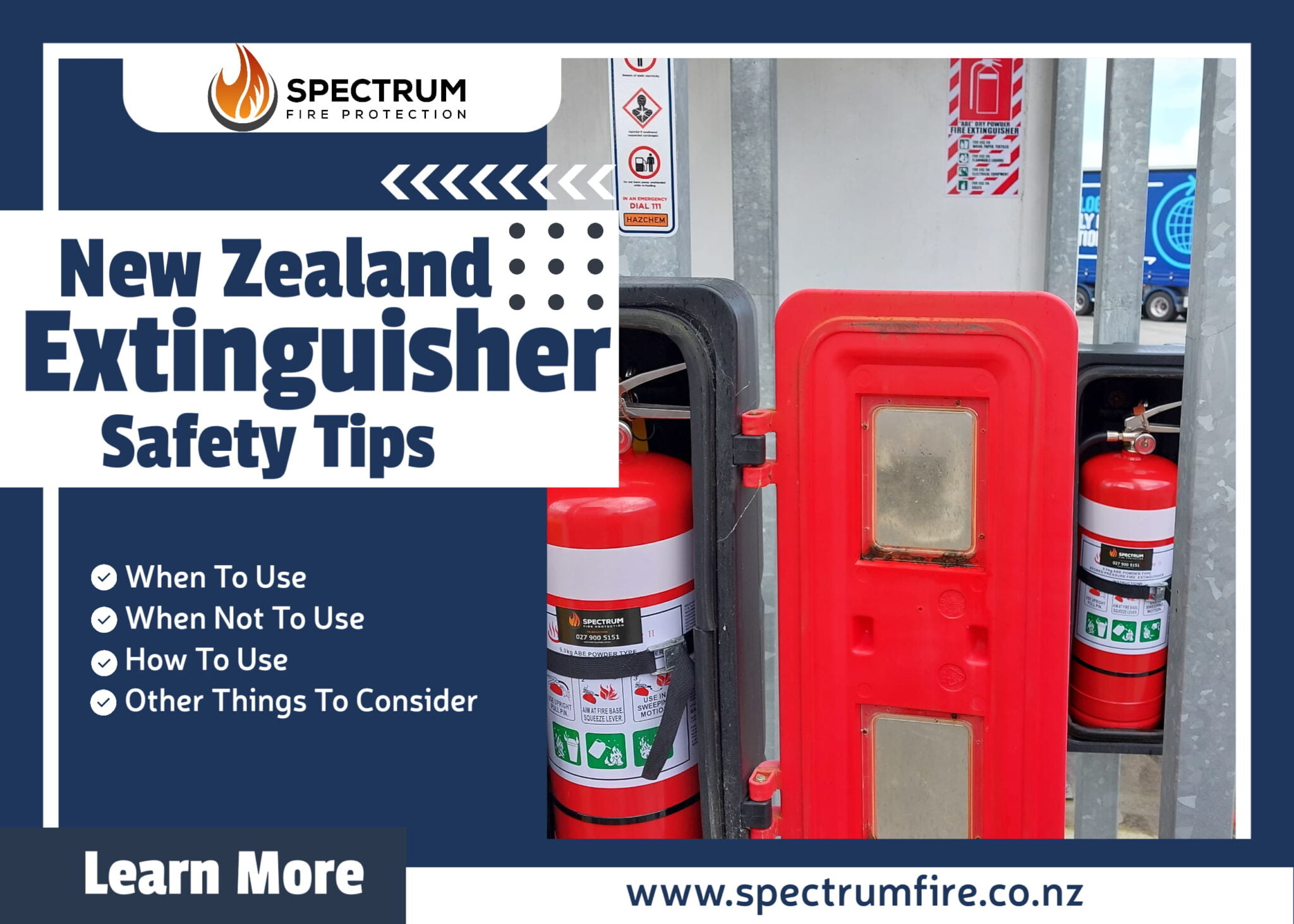 New Zealand Fire Extinguisher Safety | Spectrum Fire